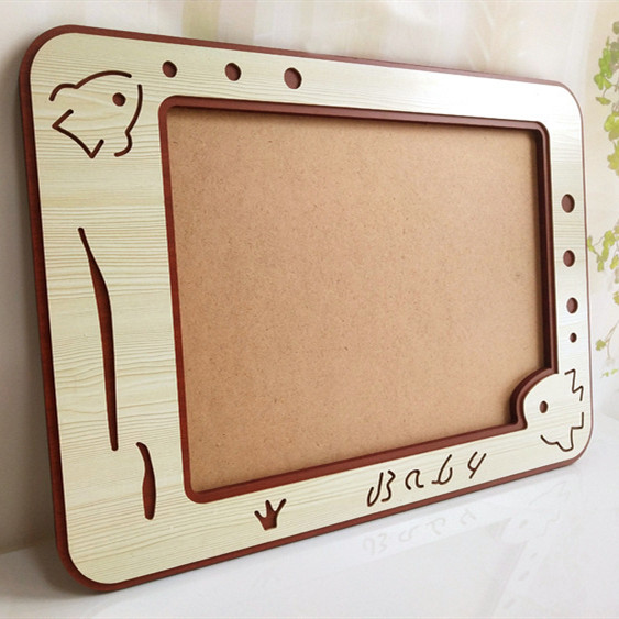 Children cartoon picture frame wooden