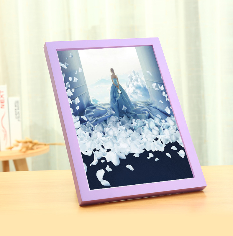 Creative solid wood photo frame