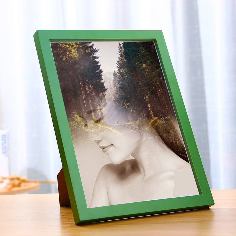 Creative solid wood photo frame