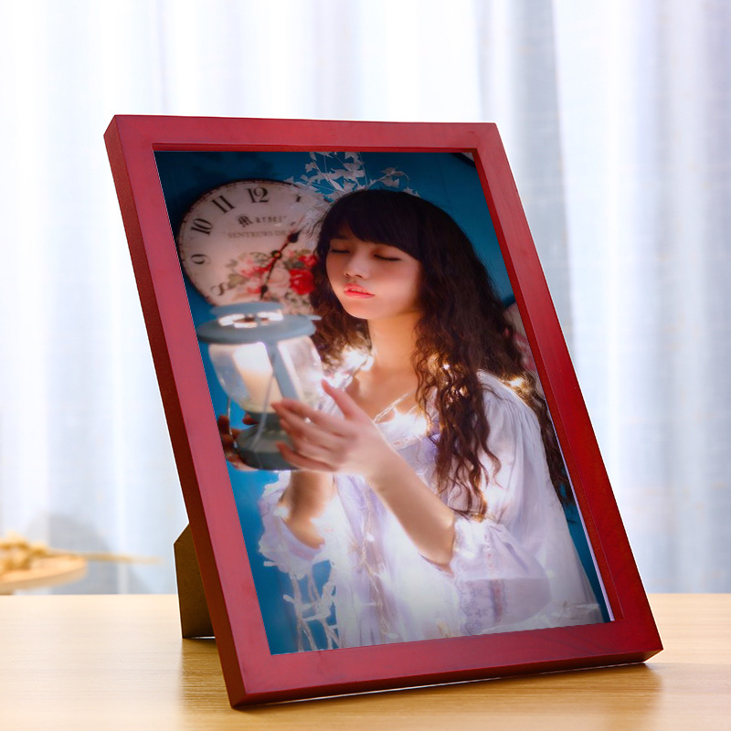 Creative solid wood photo frame