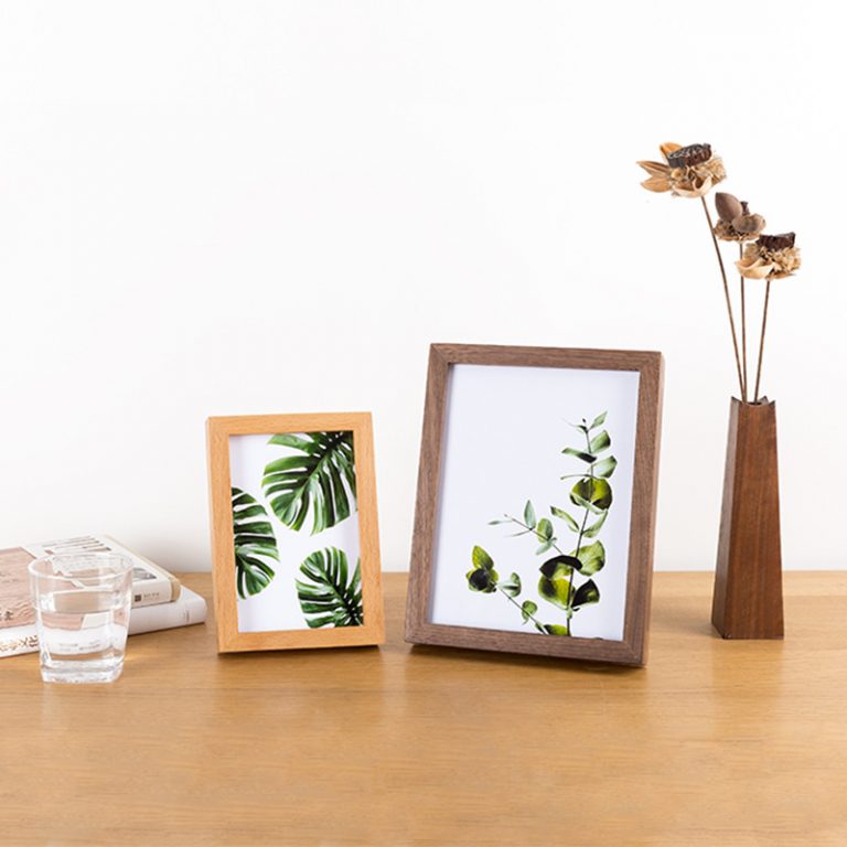 Creative wooden 6 inch photo frame