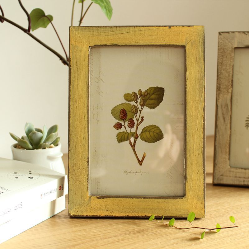 Japanese style retro distressed photo frame