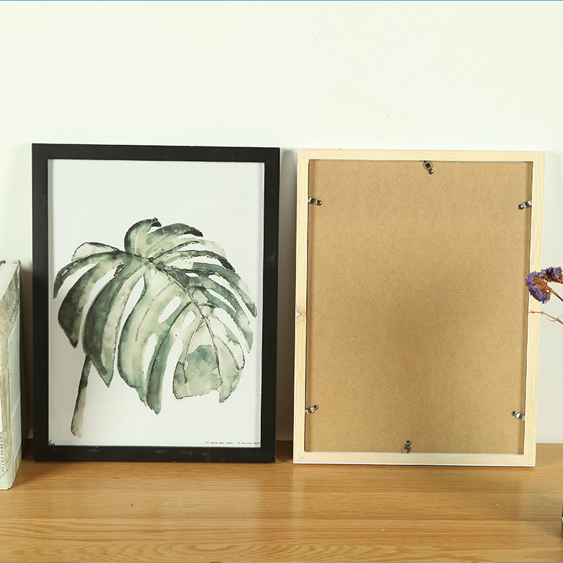 Solid wood picture frame