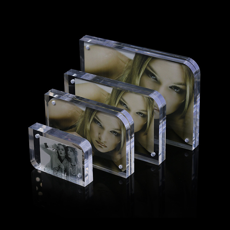 Thick transparent acrylic frame