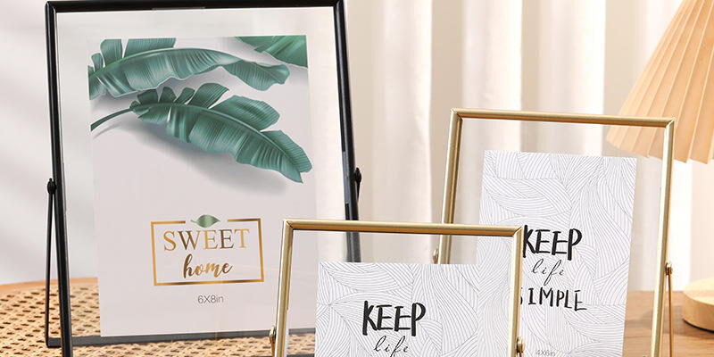 Custom Nordic Style Metal Picture Frames for Modern Home Decoration